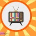 Retro TV Cross Stitch Pattern - Vintage Antique Television Embroidery ...