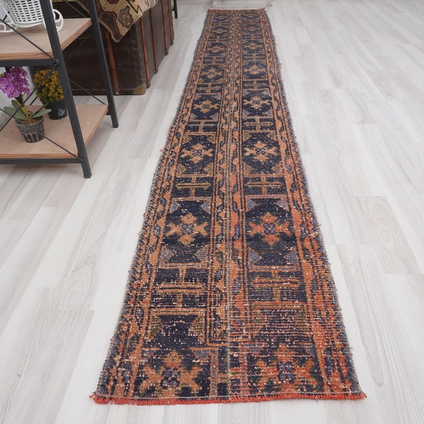 Vintage Turkish Rug Runner - Etsy