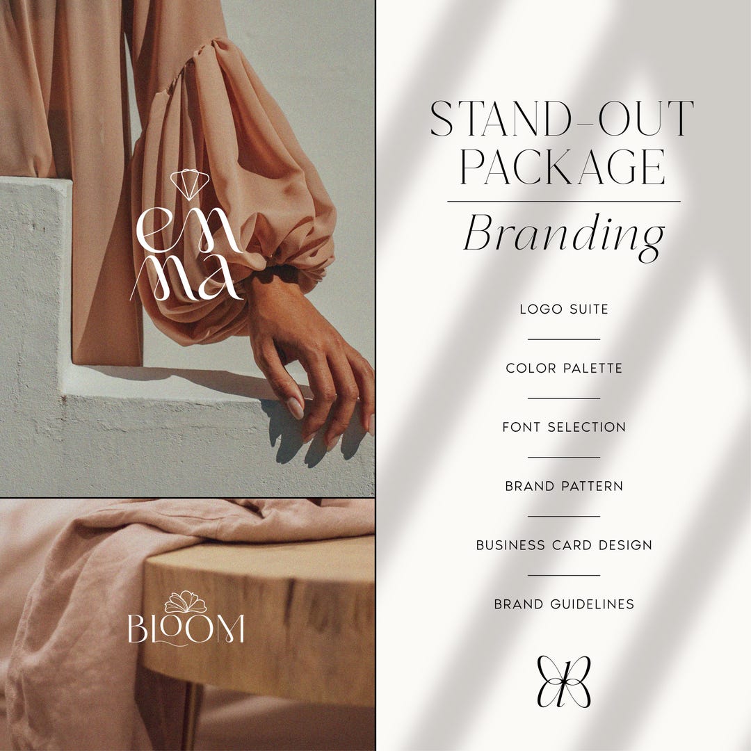 Custom Brand Identity With Full Branding Package for Women ...