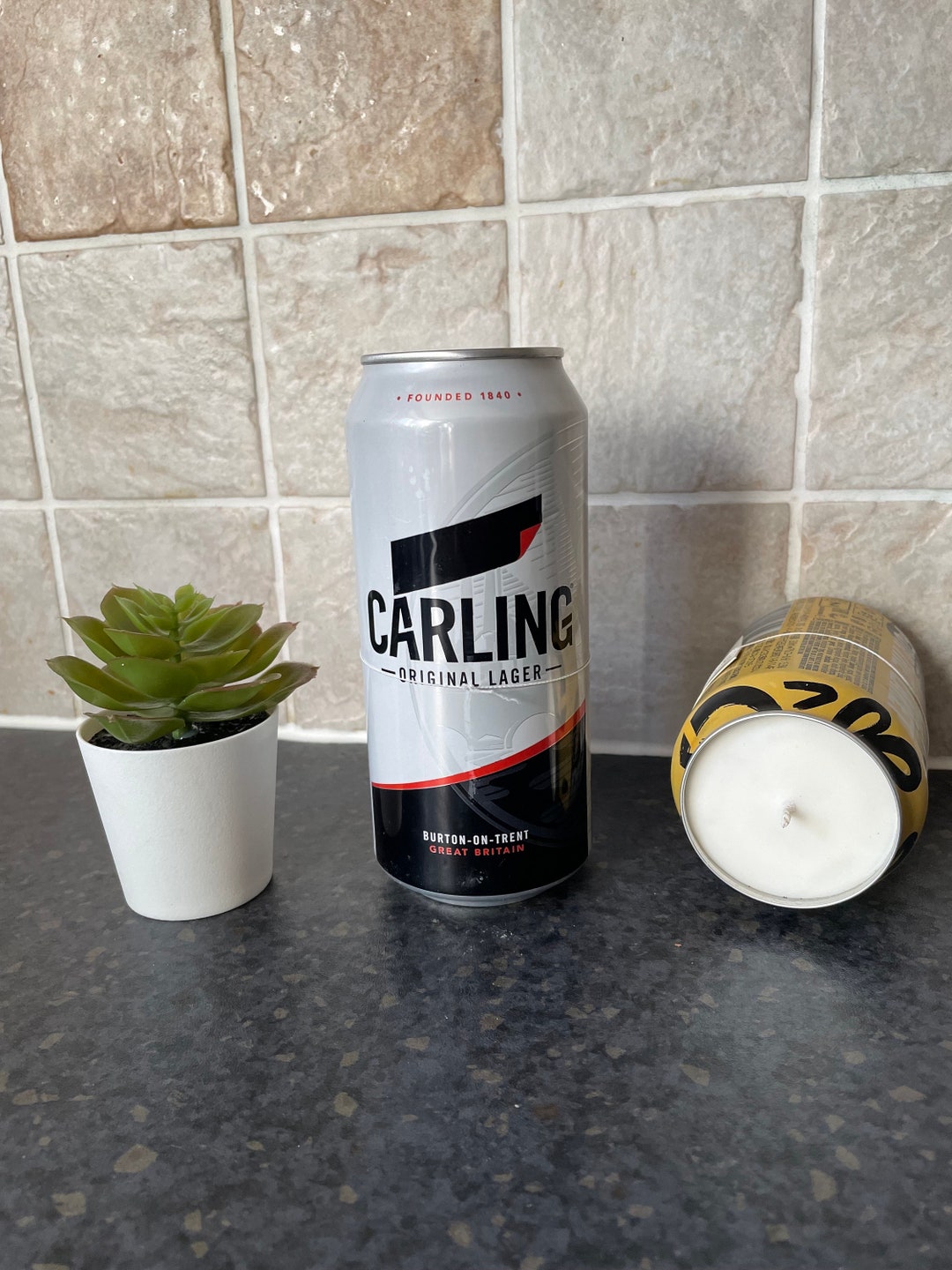 Carling Beer Can Candle: Hand Poured Soy Wax, 50+ Hour Burn - Etsy