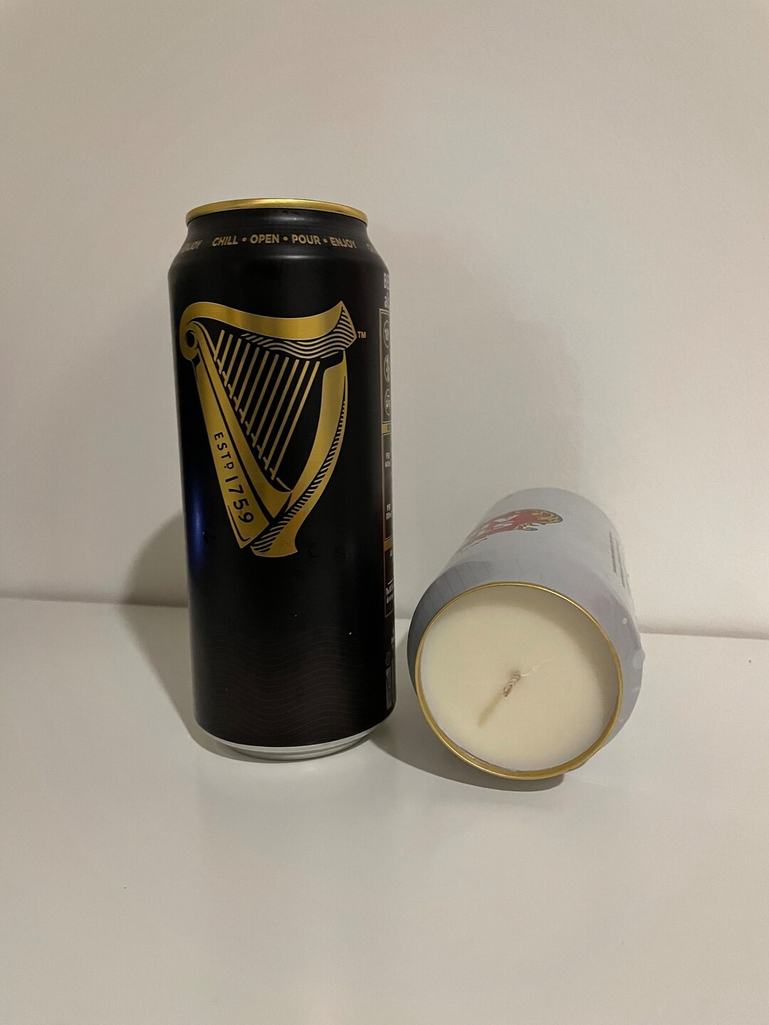 Guinness Beer Can Candle: Handcrafted Vegan Soy Wax, 50+ Hour Burn ...