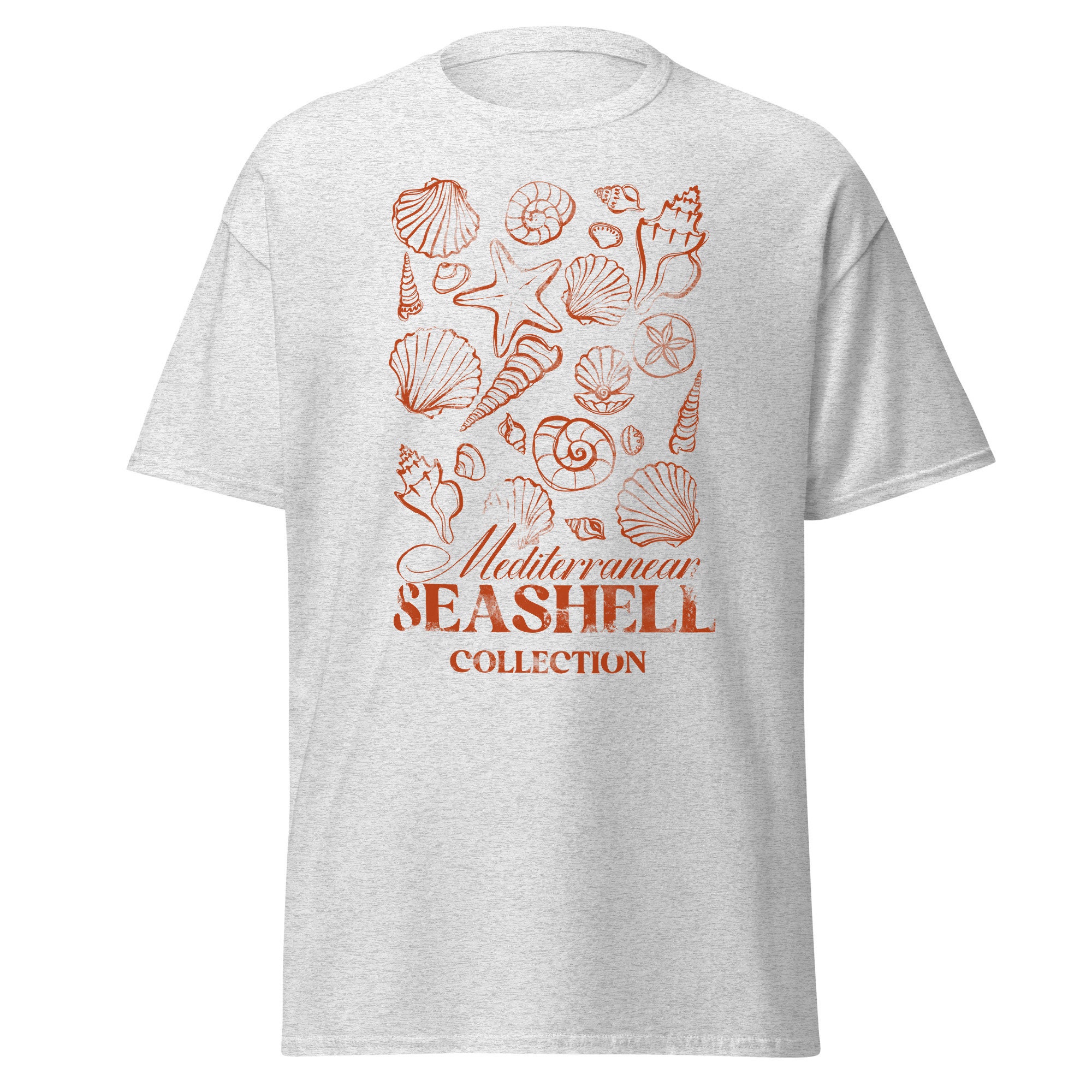 Comfy Seashell Shirt for Women With Graphic Print, Beach Apparel for ...