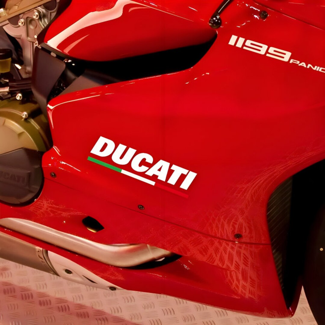 Italian Flag Decals Tank Logo Stickers for Ducati - Etsy