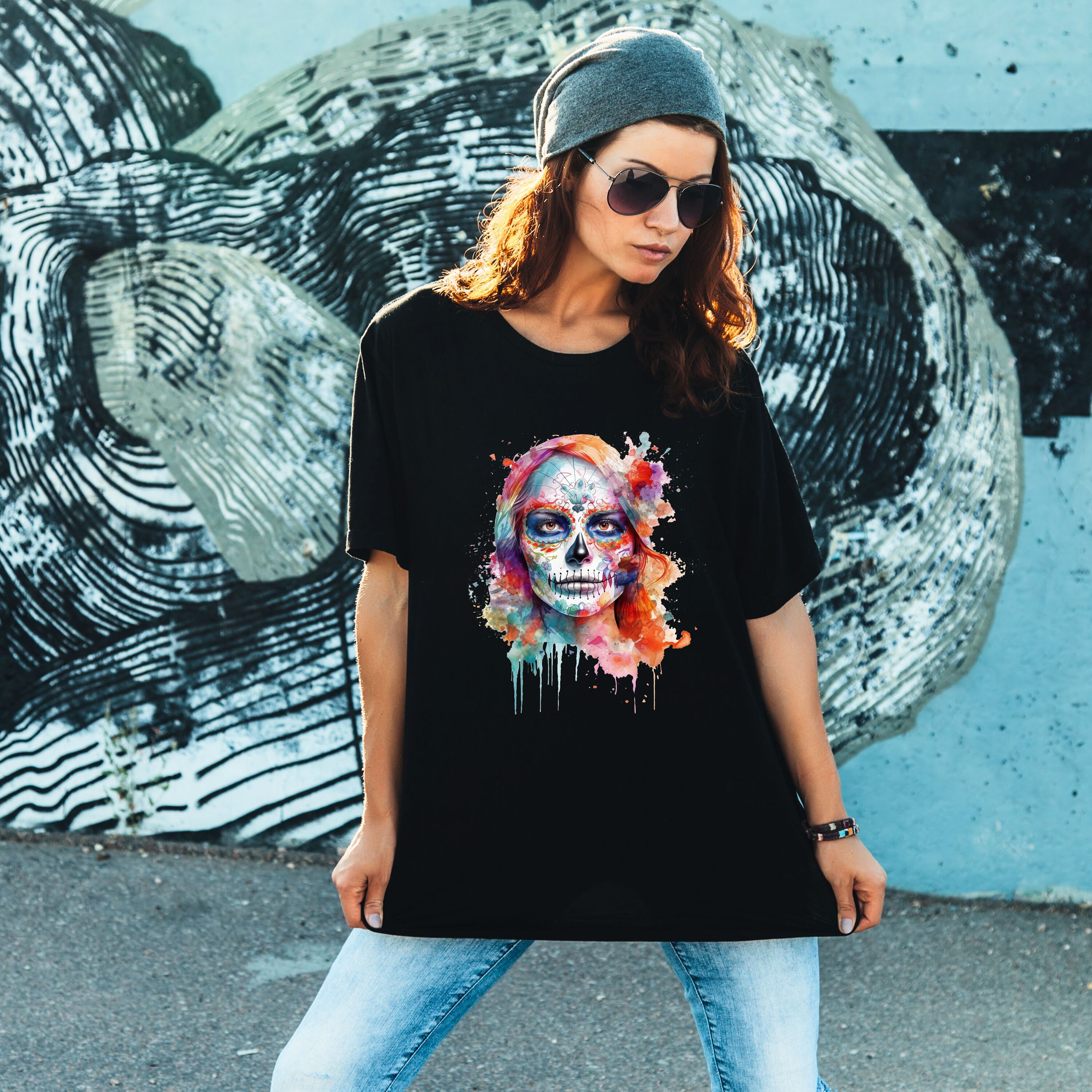 Day of the Dead Mexican Catrina Poster, Mexico Catrina Sugar Skull Girl ...