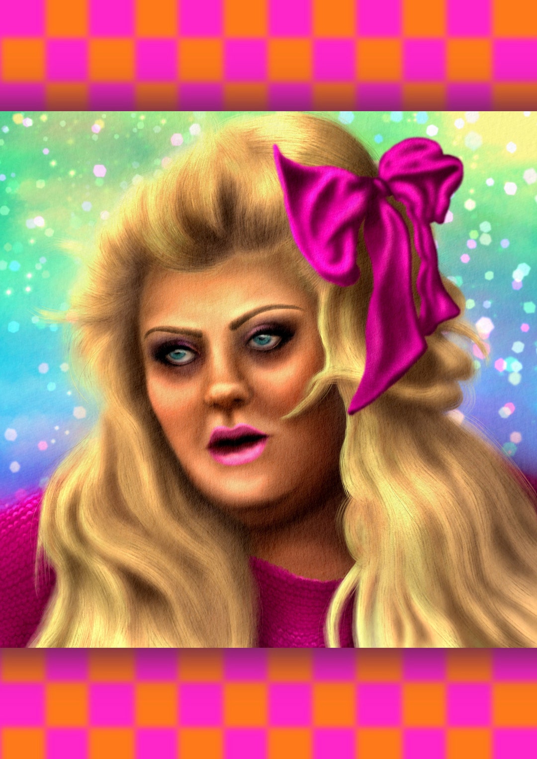 Gemma Collins Aka the GC Illustrated Greetings Card - Etsy