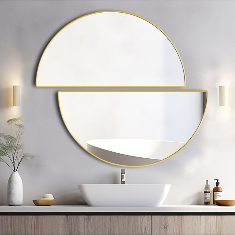 Half Circle Mirror - Etsy