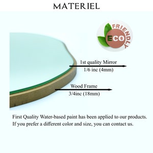 Modern Raindrop Wall Mirror, Unique Bathroom Mirror, Irregular Mirror ...