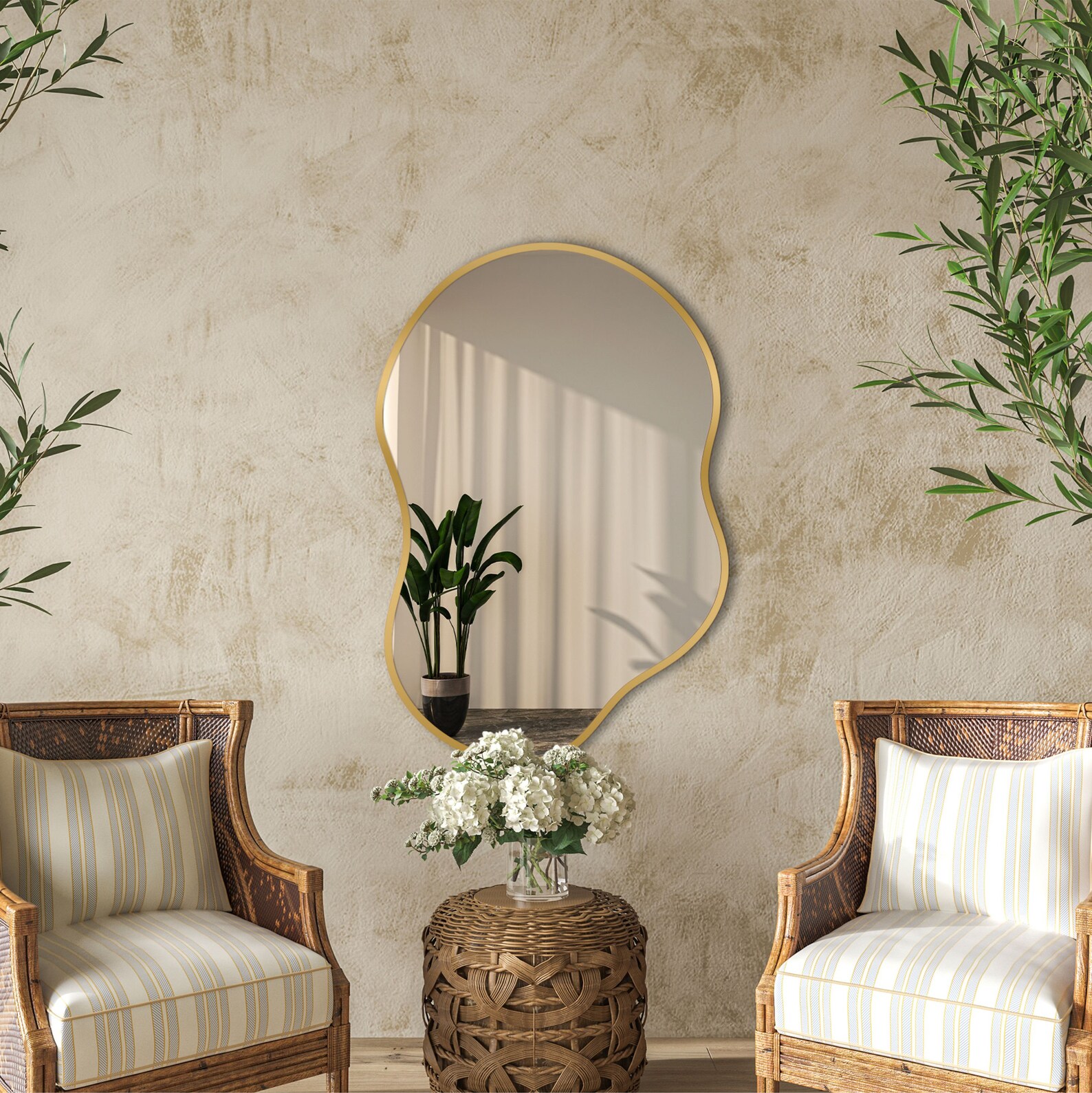 Wall Mirror, Mirror Wall Decor, Full Length Mirror, Entryway Mirror ...