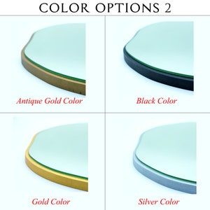 Modern Raindrop Wall Mirror, Unique Bathroom Mirror, Irregular Mirror ...