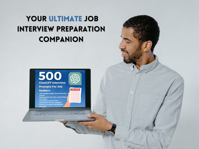 500 Chatgpt Interview Prompts for Job Seekers Job Interview Prep Ai ...