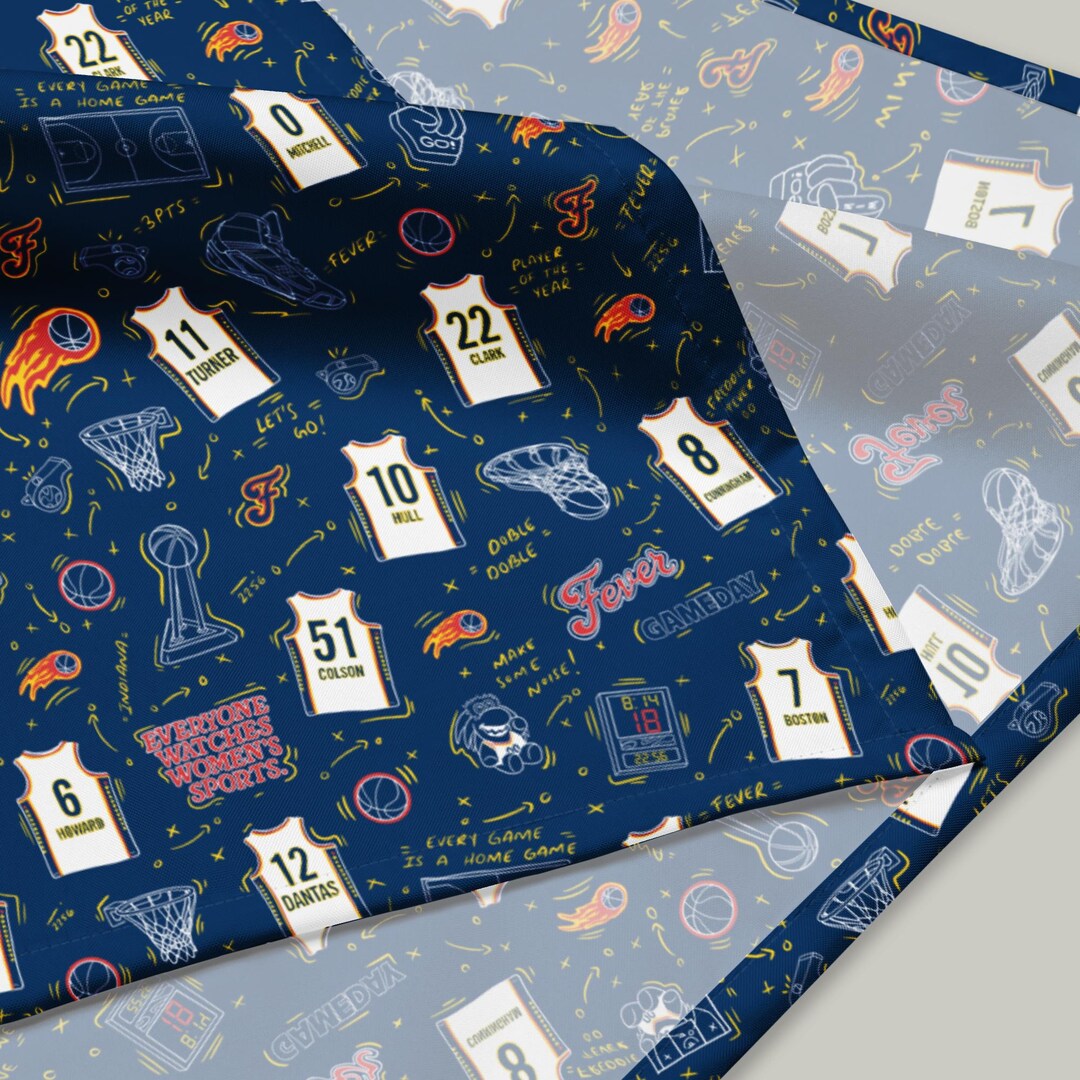 Indiana Fever WNBA Team-inspired Bandana | Fever Accessory - Etsy