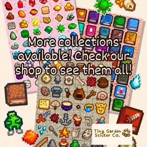Stardew Valley Cave Monsters Sticker Sheet: SDV Gaming Critters - Etsy ...