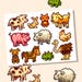 Stardew Valley Artifacts Sticker Sheet SDV Complete Collection of 42 ...