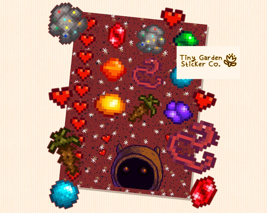 Stardew Valley - Gnome Character Personality Sticker Sheet | SDV Gnome ...