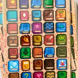 Stardew Valley Books Sticker Sheet: Complete Collection - Etsy