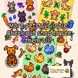 Stardew Valley - Krobus Character Personality Sticker Sheet | SDV ...
