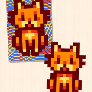 Stardew Valley Cat Sticker Large Size SDV Big Gamer Kitten Pet Decal ...