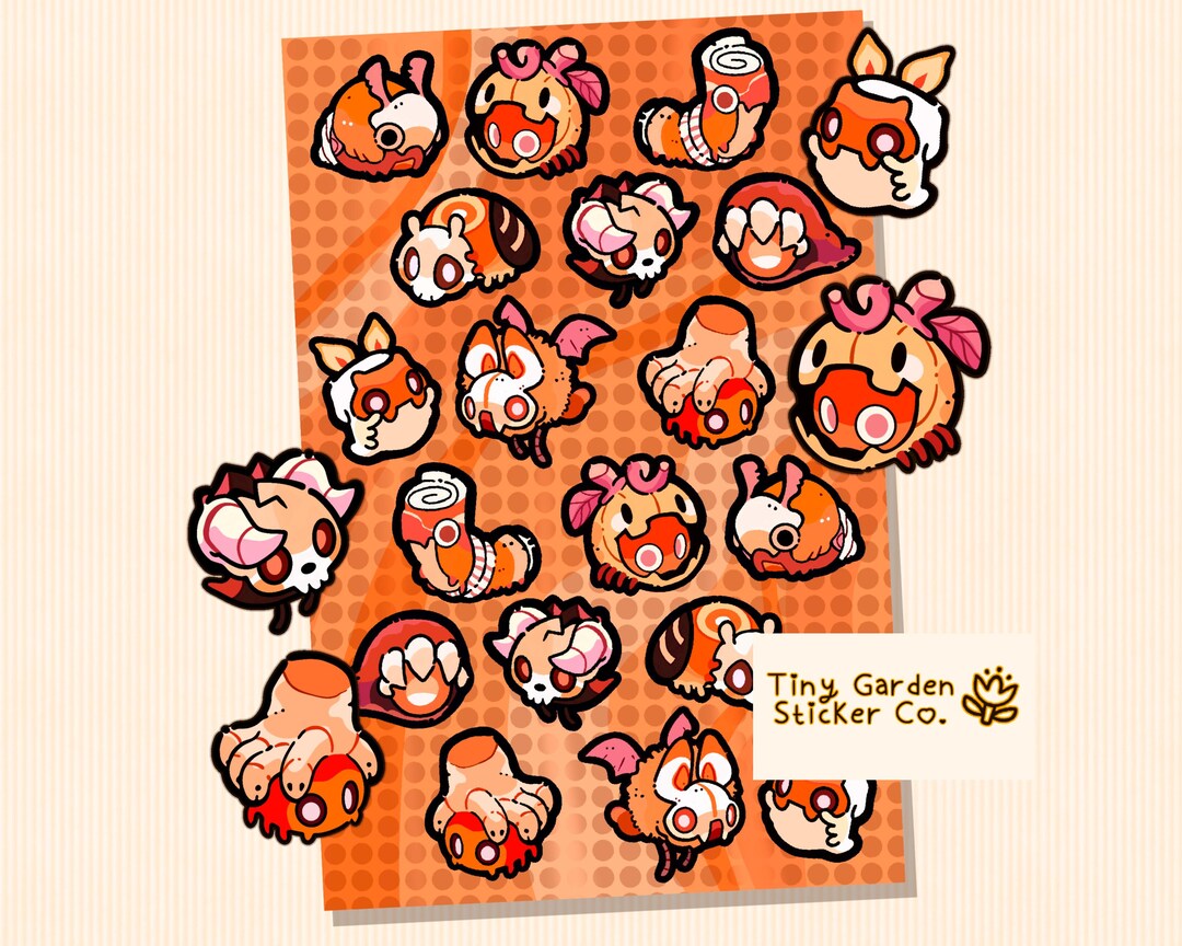 Cozy Grove Halloween Critters Sticker Sheet – Fall Festival Vinyl ...