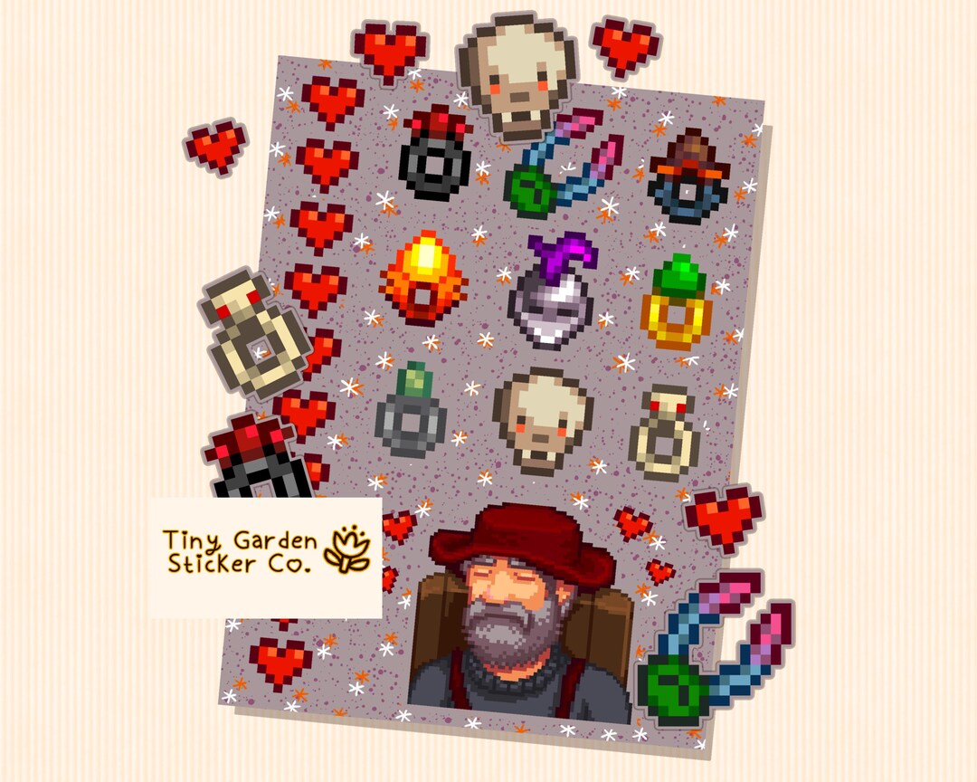 Stardew Valley Sticker Sheet: Gil, Monster Slayer Rewards - Etsy