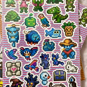 Terraria Pets Sticker Sheets | Cute Companion Stickers Inspired by ...
