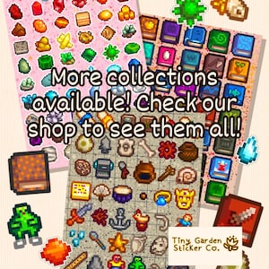 Stardew Valley GEMS & MINERALS Cute Farming Game SDV - Etsy