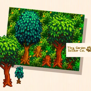Stardew Valley Summer Foliage Collection - Trees and Bushes - Etsy