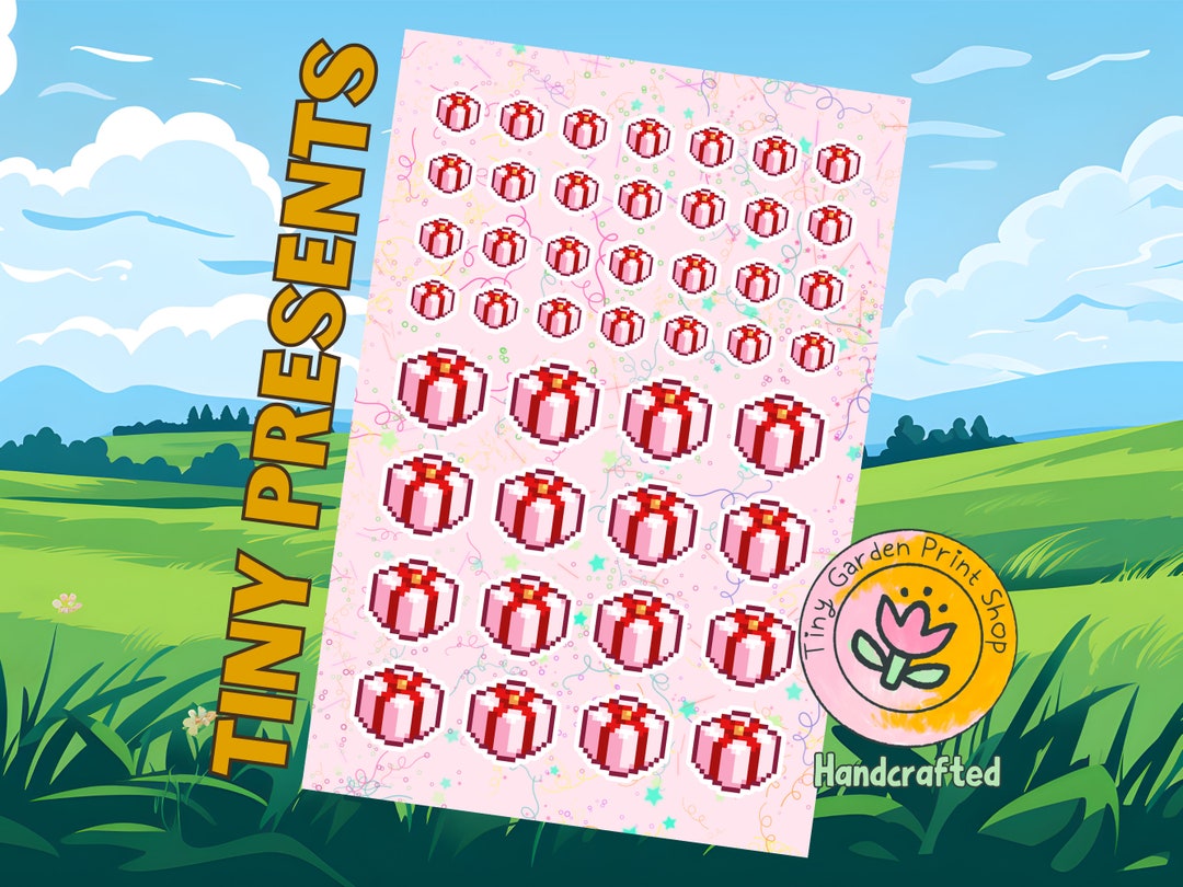 Stardew Valley Birthday Presents Sticker Sheet - Etsy