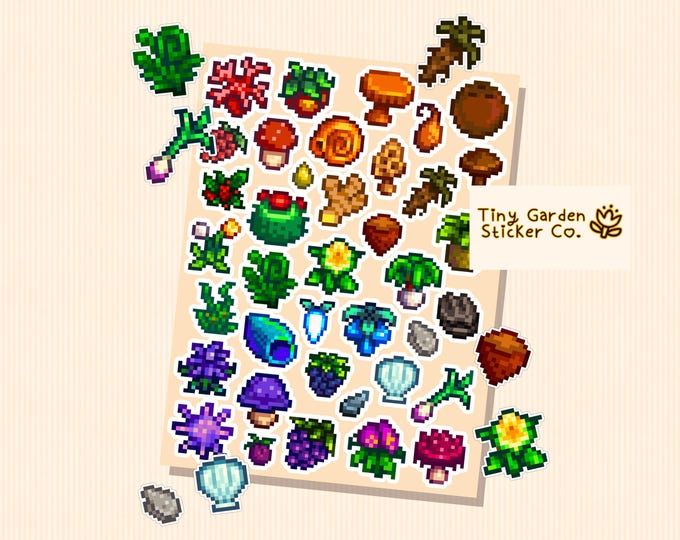 Stardew Valley Cat Sticker Large Size SDV Big Gamer Kitten Pet Decal ...
