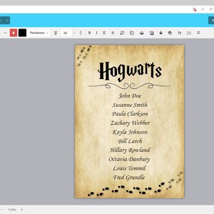 H Potter Magical Wizarding World Locations Marauders Map- Wedding ...