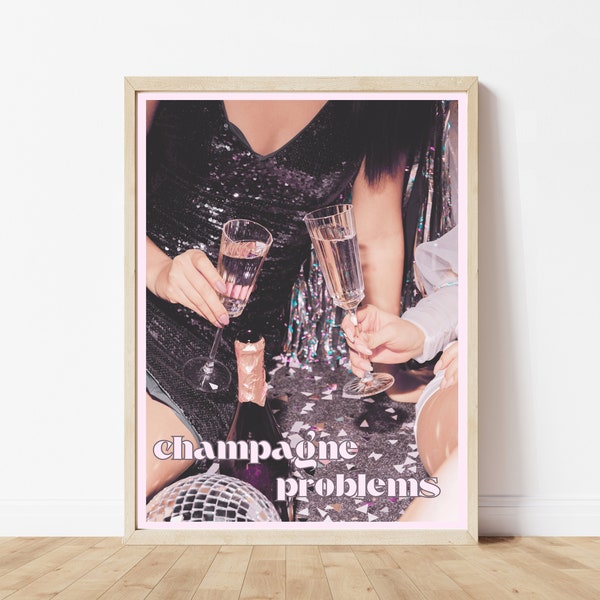 Time to Drink Champagne - Etsy