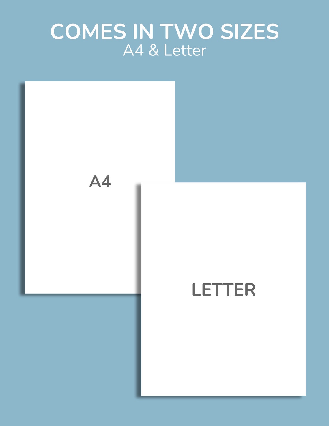 Invoice Template Printable A4 & Letter PDF Invoice - Etsy