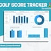 Golf Stats Tracker Spreadsheet | Golf Scorecard & Round History ...