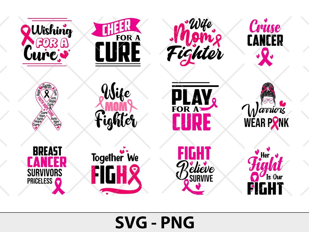 Her Fight is Our Fight SVG PNG, Wife Mom Fighter Png, Cancer Awareness ...