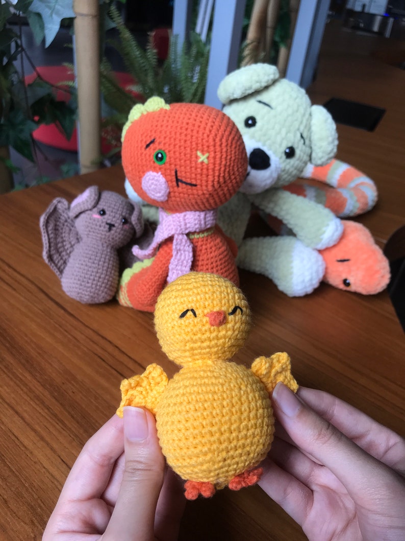 CROCHET PATTERN Amigurumi Easter Chick Pattern Crochet Chick - Etsy