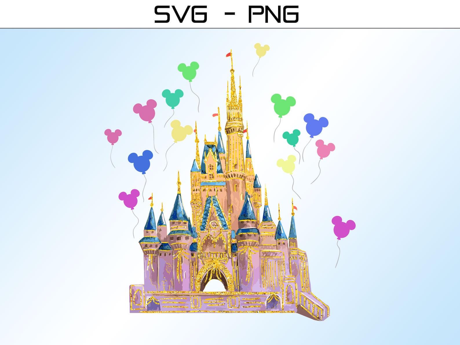 Magical Castle SVG PNG, Mouse Castle Svg, Magical Kingdom Png ...