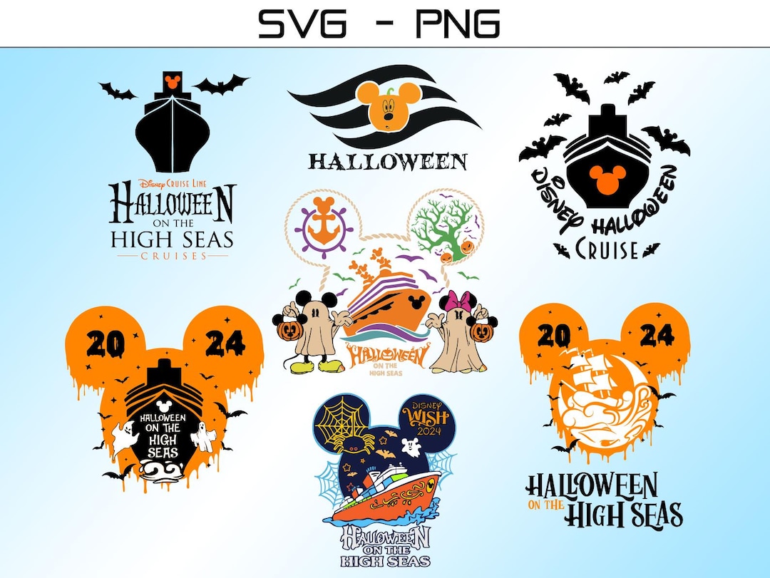 Halloween on the High Seas SVG PNG, Retro Halloween Cruise Png, 2024 ...