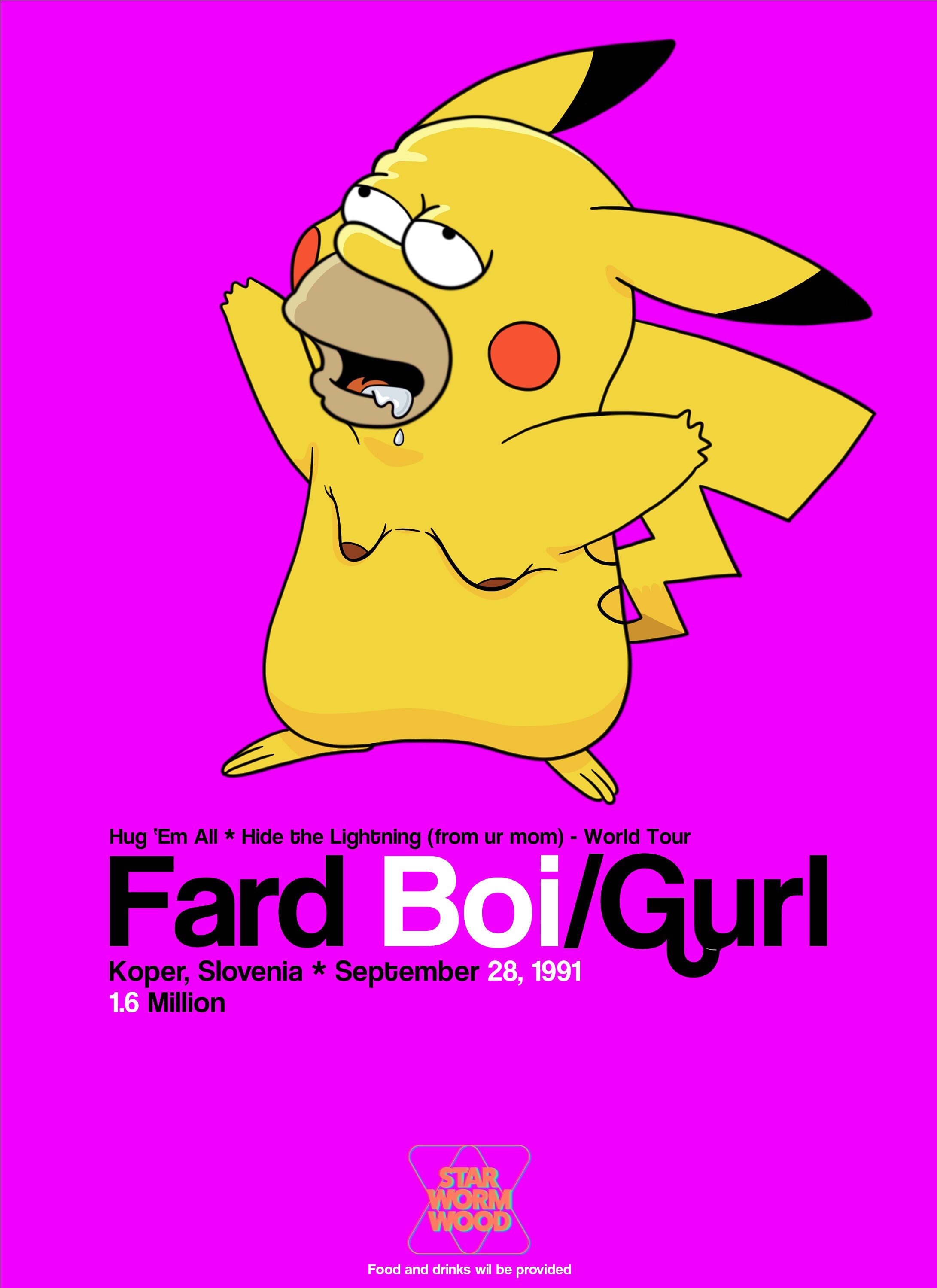 Signed Print 11 X 17 Modern Art Pikachu V. Homer - Etsy