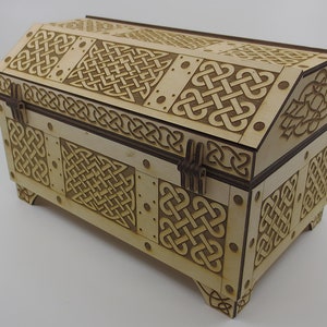 Celtic Treasure Chest | Digital Download | SVG for Laser Cutter ...