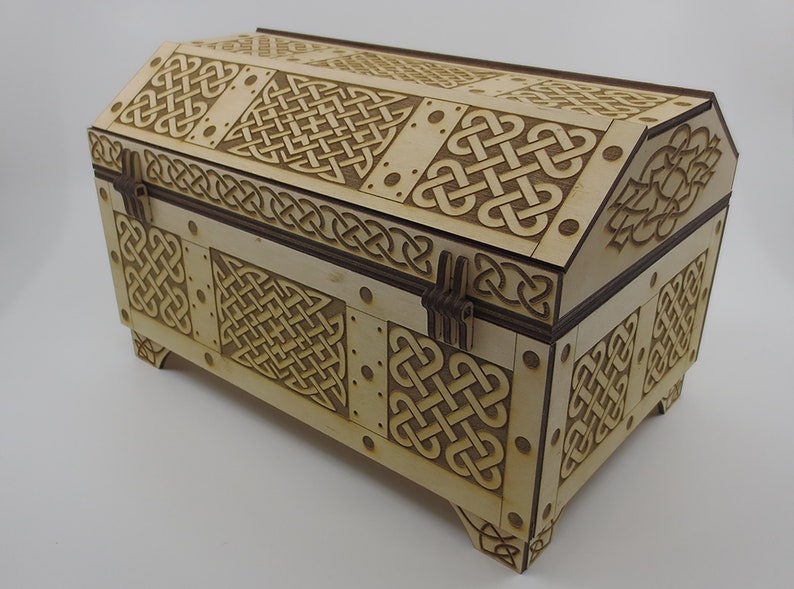 Celtic Treasure Chest Digital Download SVG for Laser - Etsy