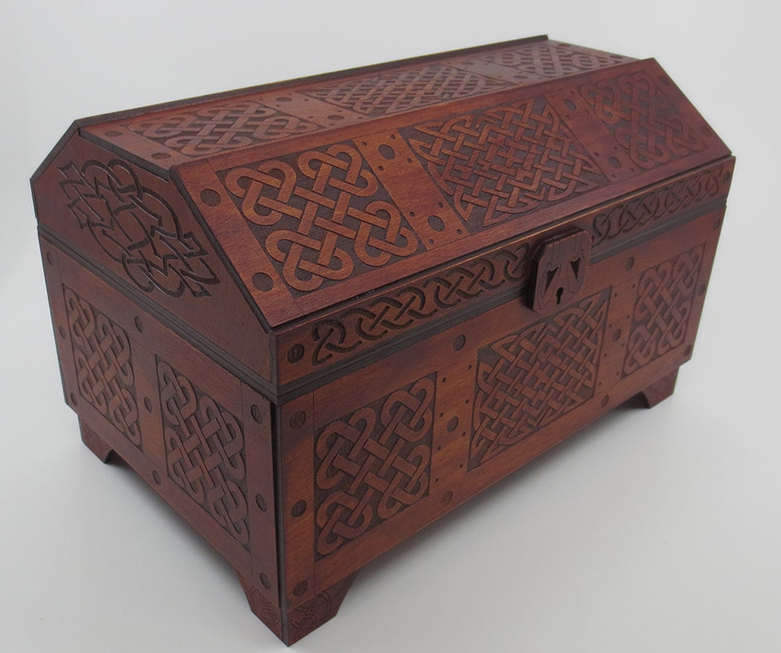 Celtic Treasure Chest Digital Download SVG for Laser - Etsy