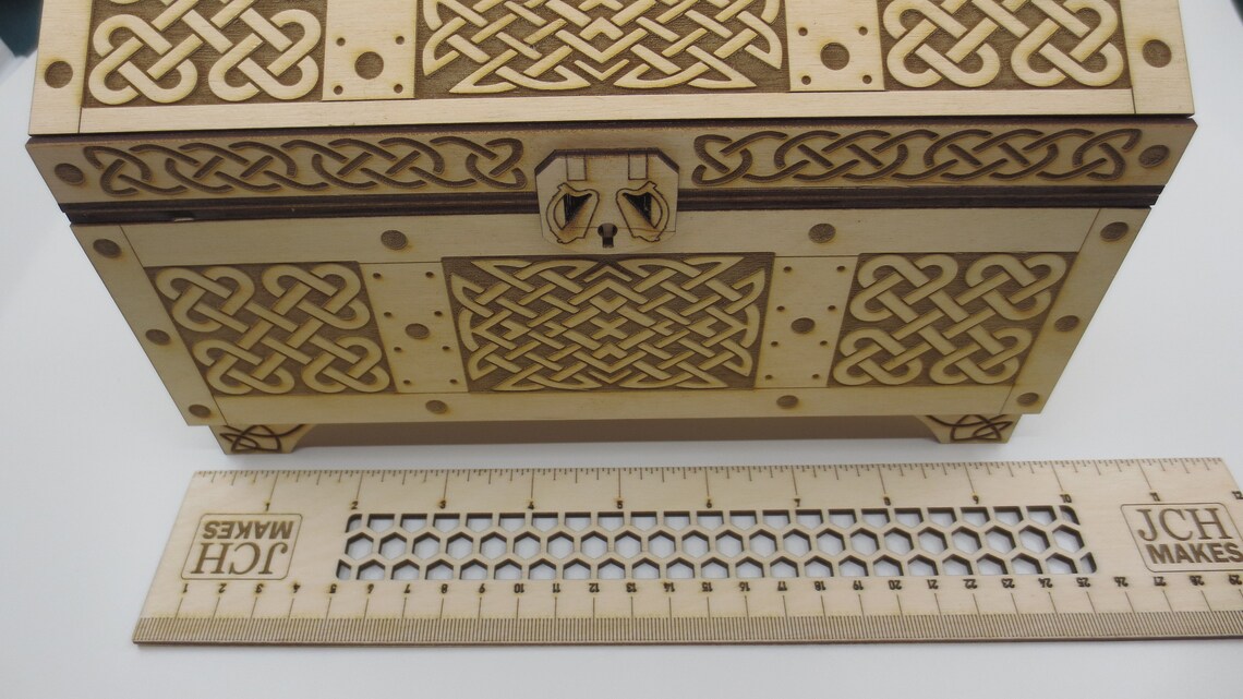 Celtic Treasure Chest Digital Download SVG for Laser - Etsy