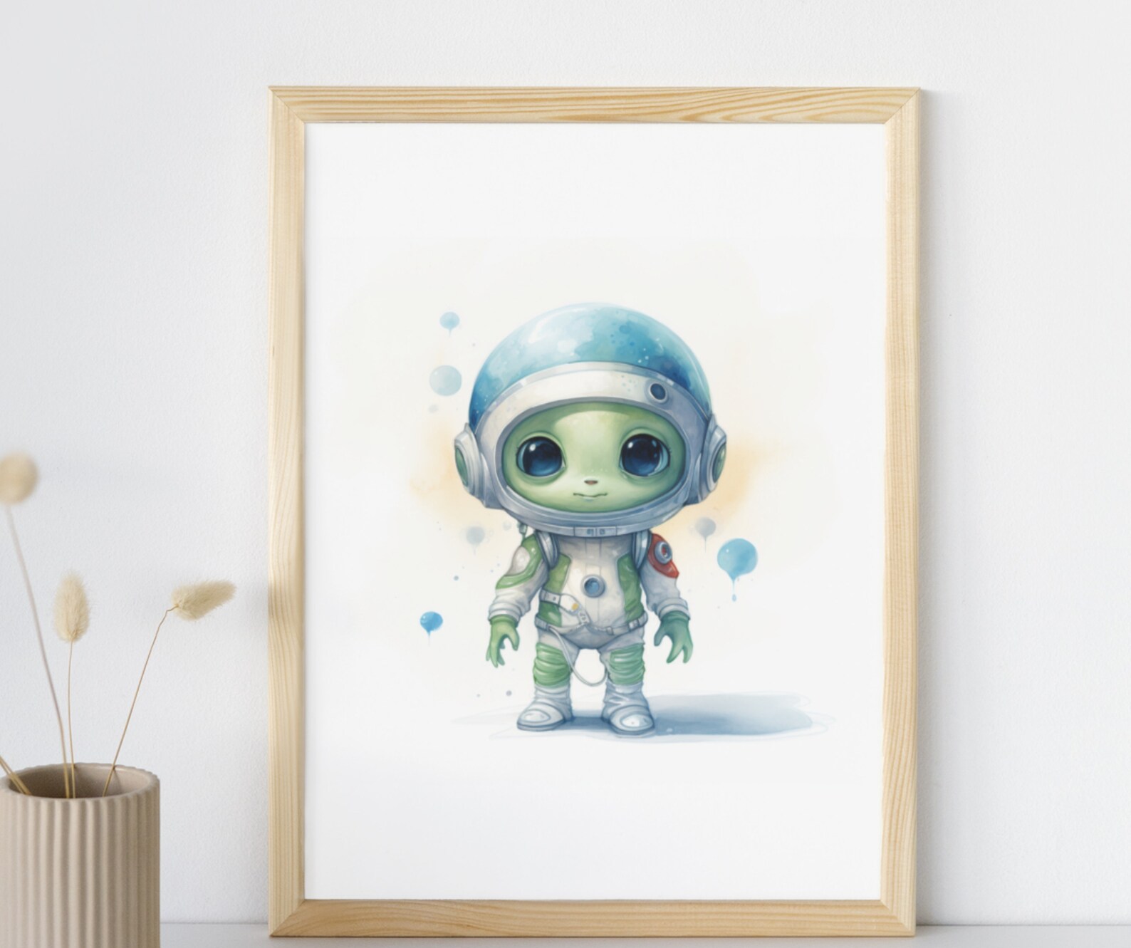 Watercolor Alien Clipart Space Aliens Clipart Cute Aliens Clipart Alien ...