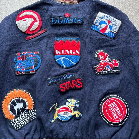 Rare Vintage 90s Jeff Hamilton NBA Classic All Patch … - Gem