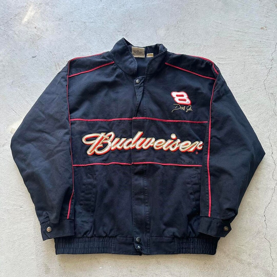 Vintage Budweiser NASCAR Racing Jacket - Etsy
