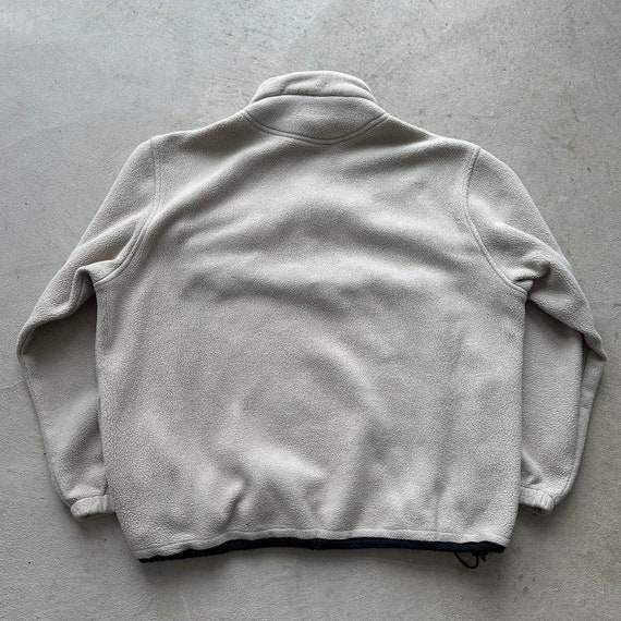 Vintage Beige Quarter Zip Fleece - XL - Gem