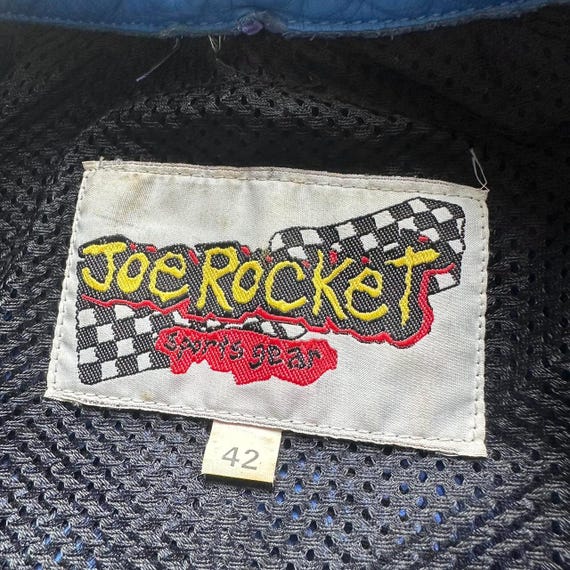 Vintage Joe Rocket Leather Motorcycle Jacket - Gem