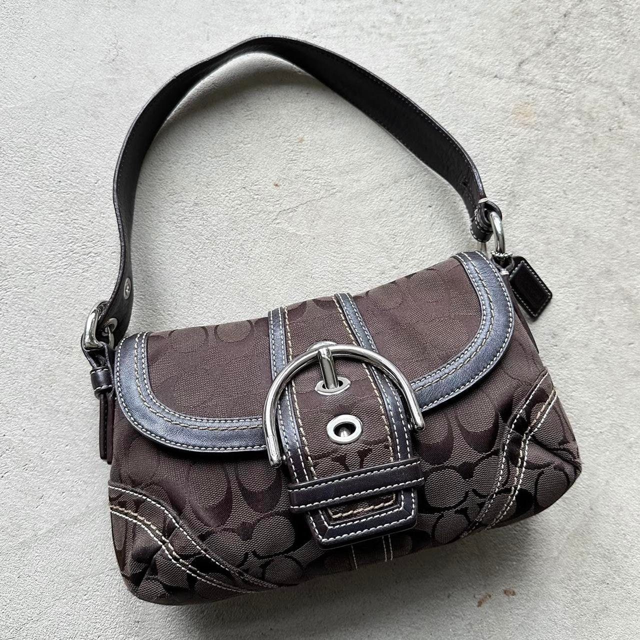 Vintage Y2K Coach Brown Mini Soho Shoulder Bag - Etsy