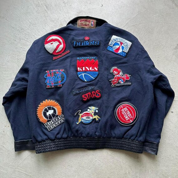 Rare Vintage 90s Jeff Hamilton NBA Classic All Patch … - Gem