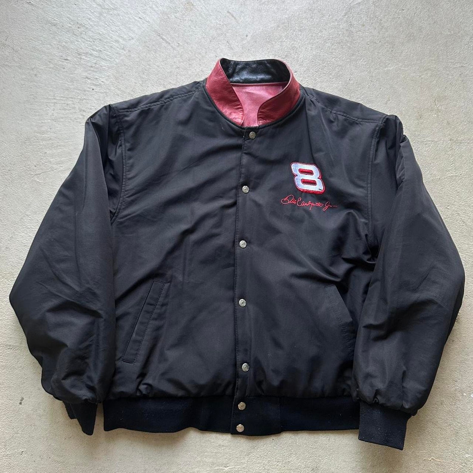 Vintage Budweiser NASCAR Racing Leather Reversible Jacket - Etsy