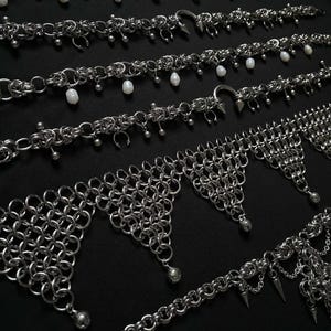 CLOWN COLLAR Jester Core Ren Faire Aesthetic Stainless Steel European ...